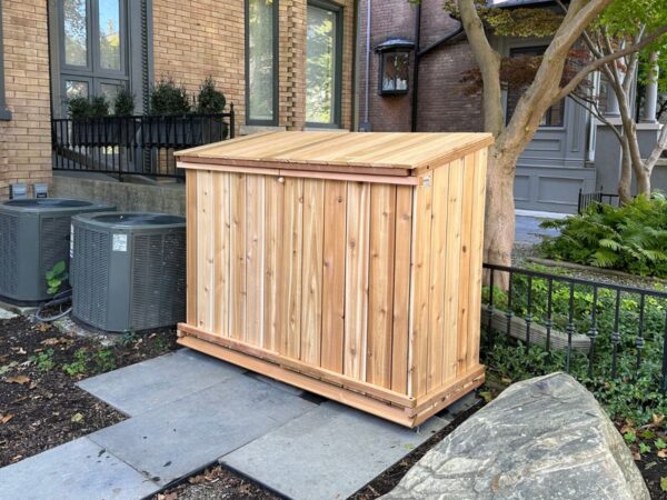 Garbage Storage Cedar Shed Enclosure - Medium B68